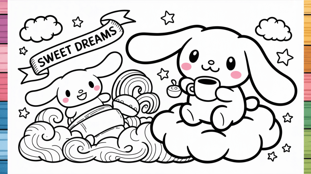 Cinnamoroll Coloring Pages - 30+ Free Printable & Fun Sheets