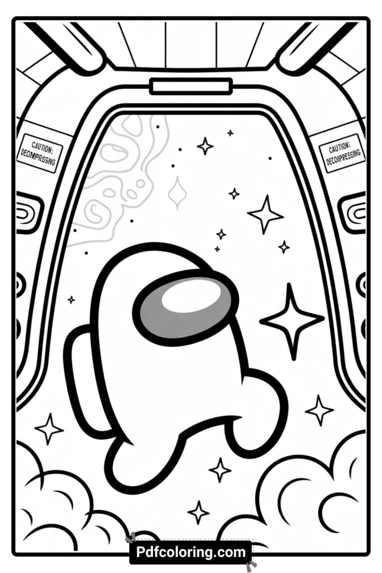 20+ Free Among Us Coloring Pages - Print & Download Now!