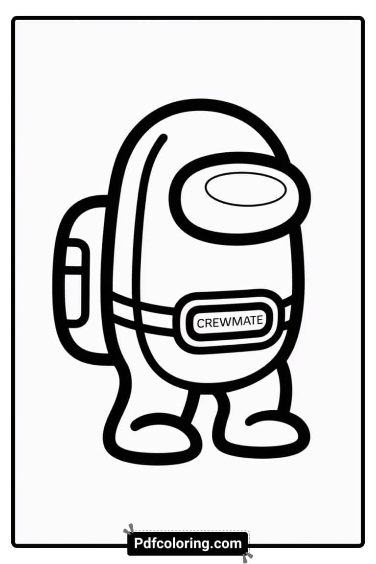 20+ Free Among Us Coloring Pages - Print & Download Now!