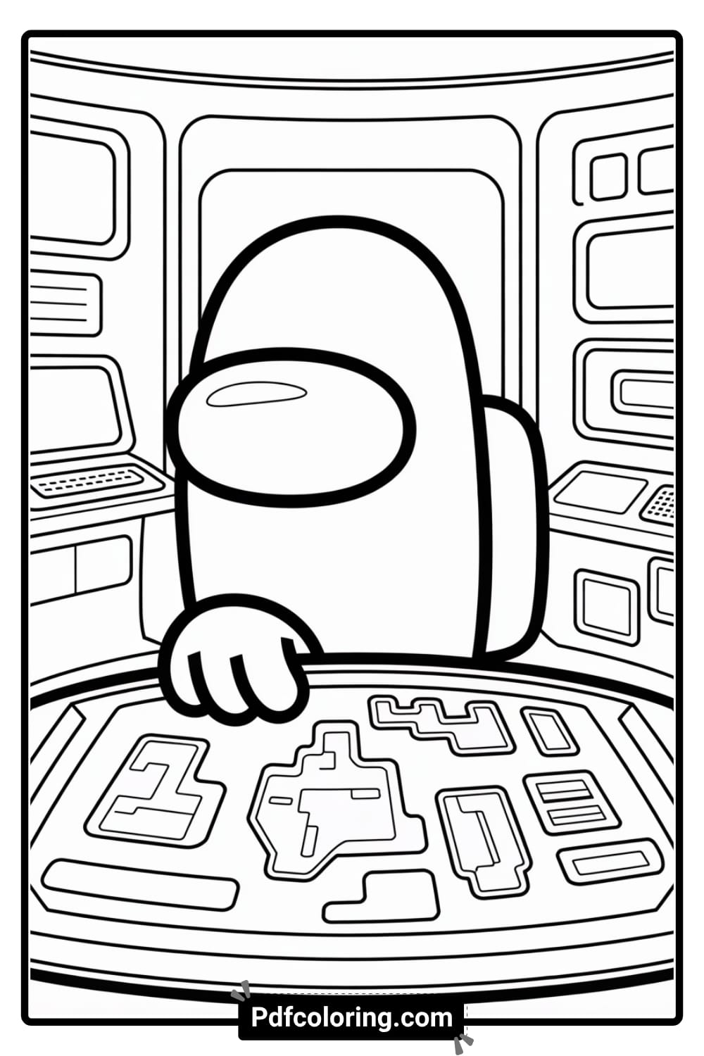 20+ Free Among Us Coloring Pages - Print & Download Now!
