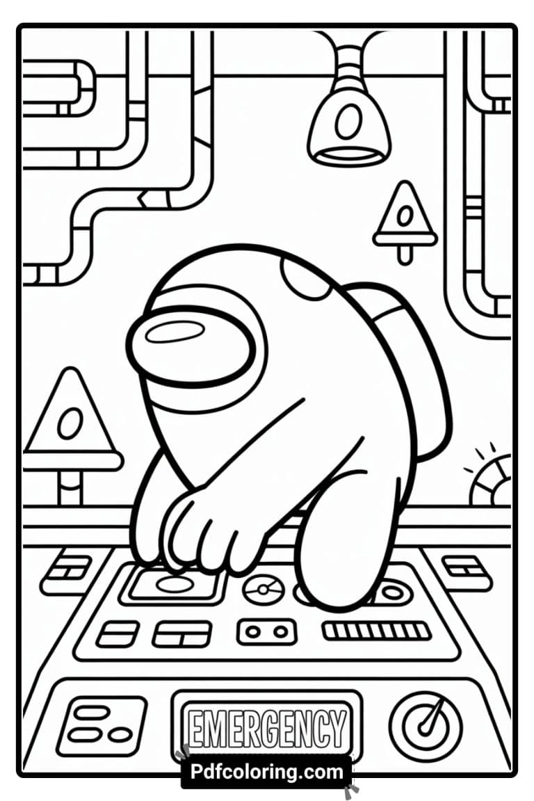 20+ Free Among Us Coloring Pages - Print & Download Now!