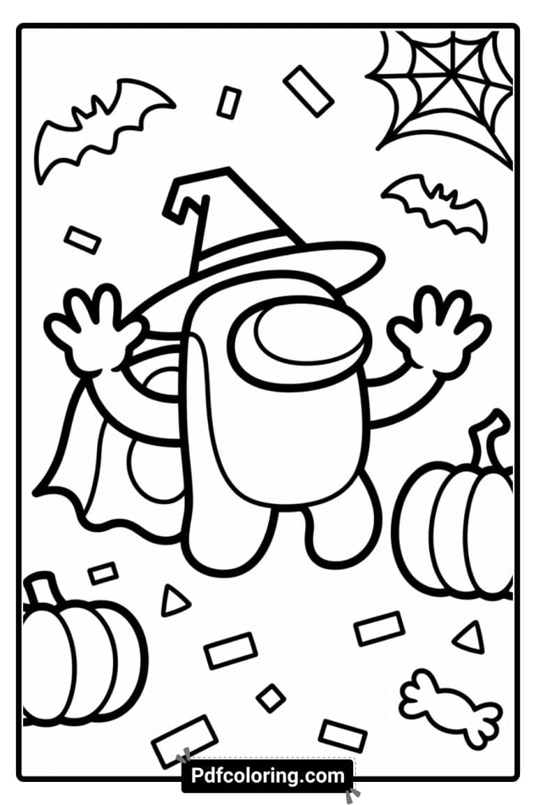 20+ Free Among Us Coloring Pages - Print & Download Now!