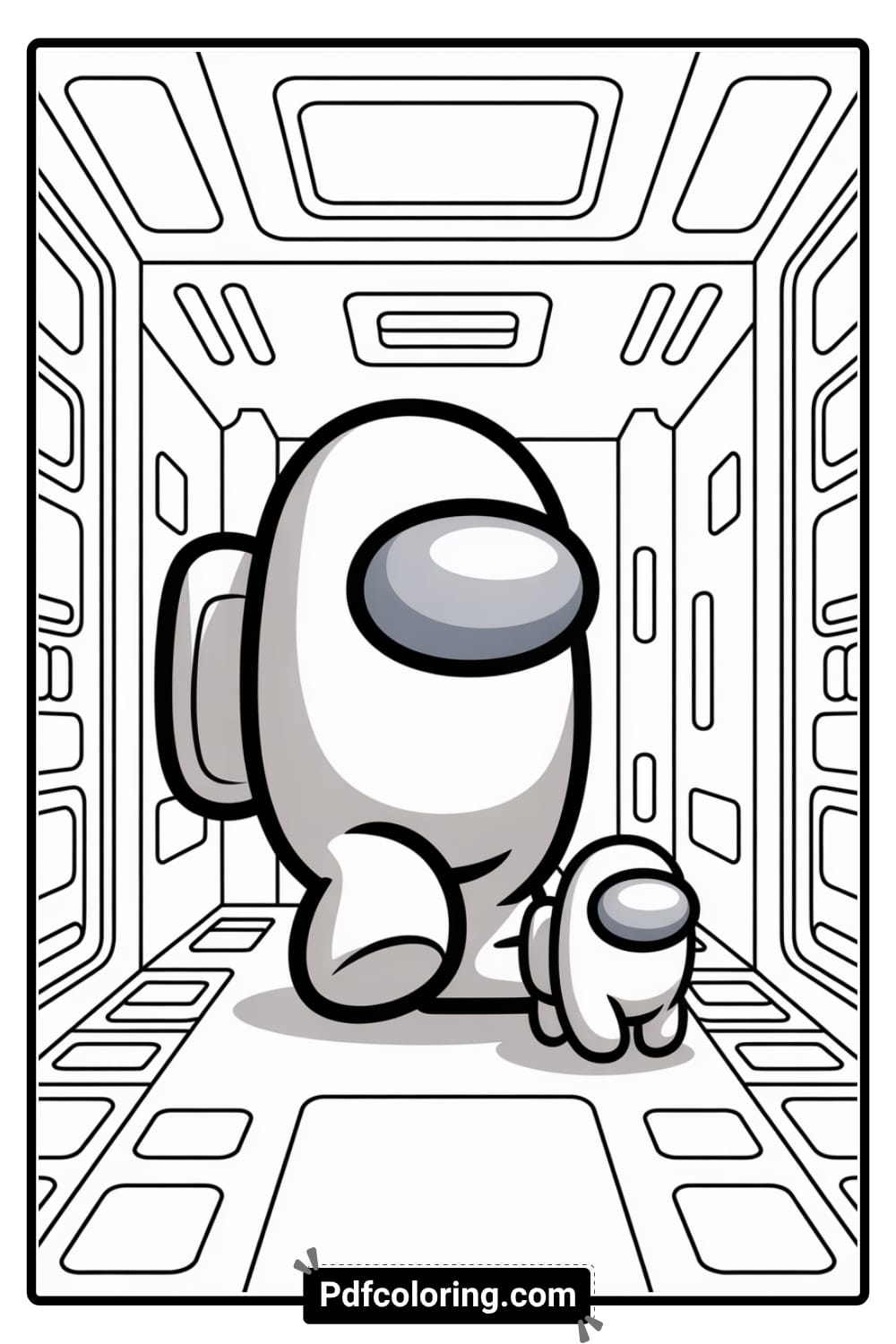 20+ Free Among Us Coloring Pages - Print & Download Now!
