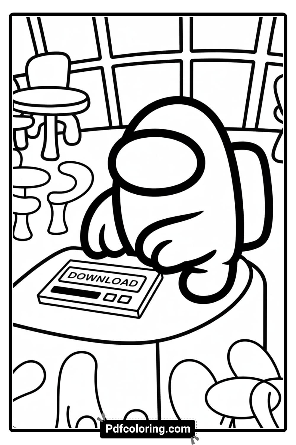 20+ Free Among Us Coloring Pages - Print & Download Now!