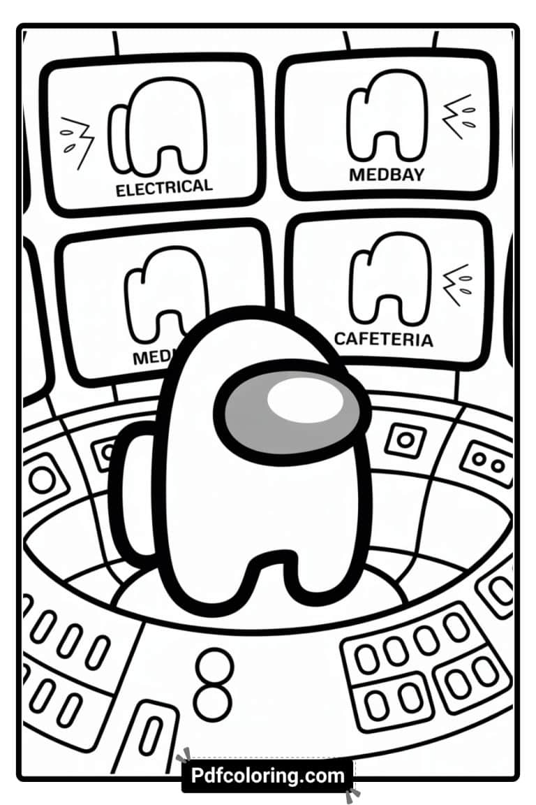 20+ Free Among Us Coloring Pages - Print & Download Now!