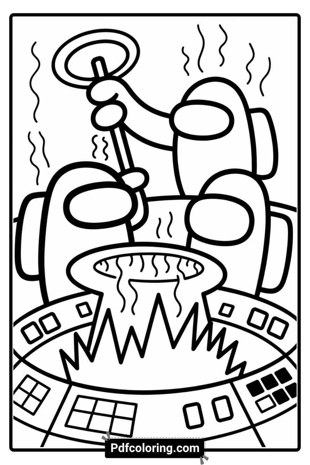 20+ Free Among Us Coloring Pages - Print & Download Now!