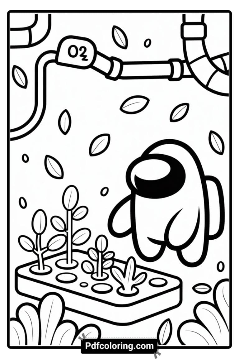 20+ Free Among Us Coloring Pages - Print & Download Now!