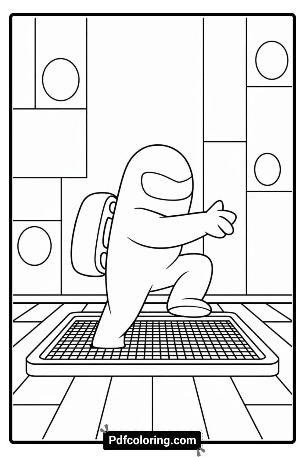20+ Free Among Us Coloring Pages - Print & Download Now!