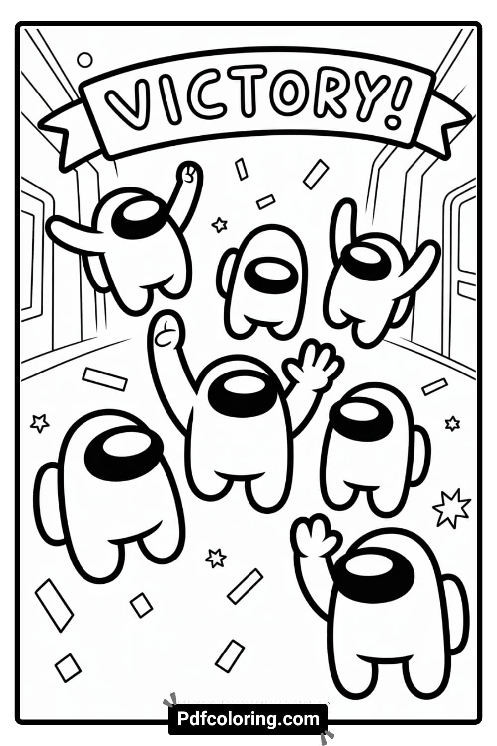 20+ Free Among Us Coloring Pages - Print & Download Now!