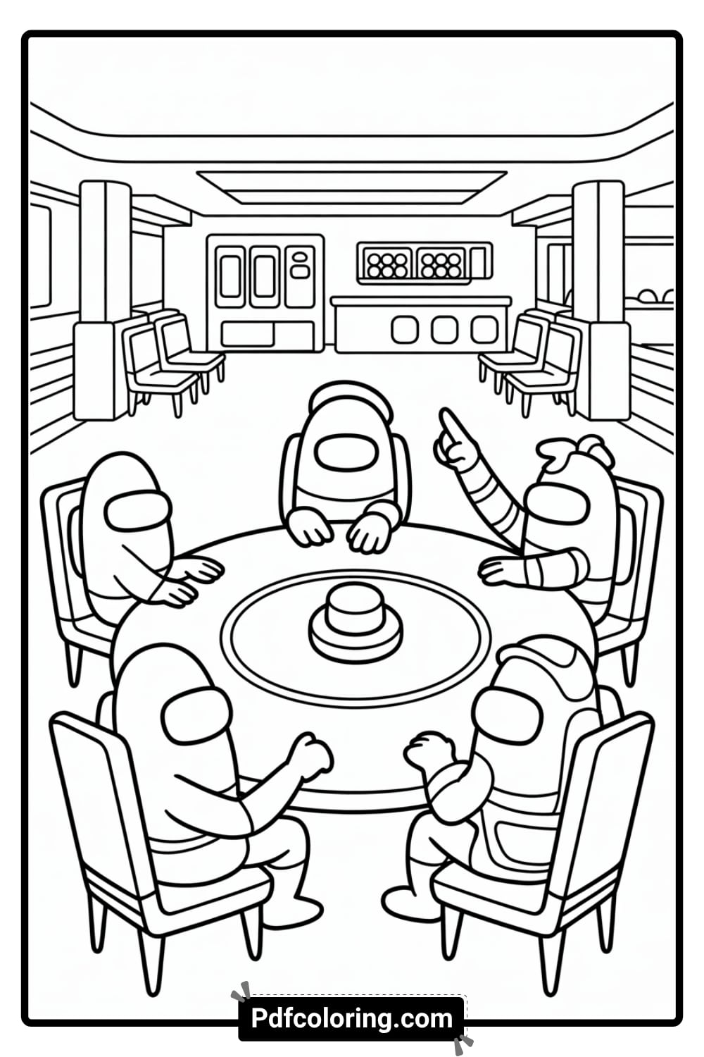 20+ Free Among Us Coloring Pages - Print & Download Now!