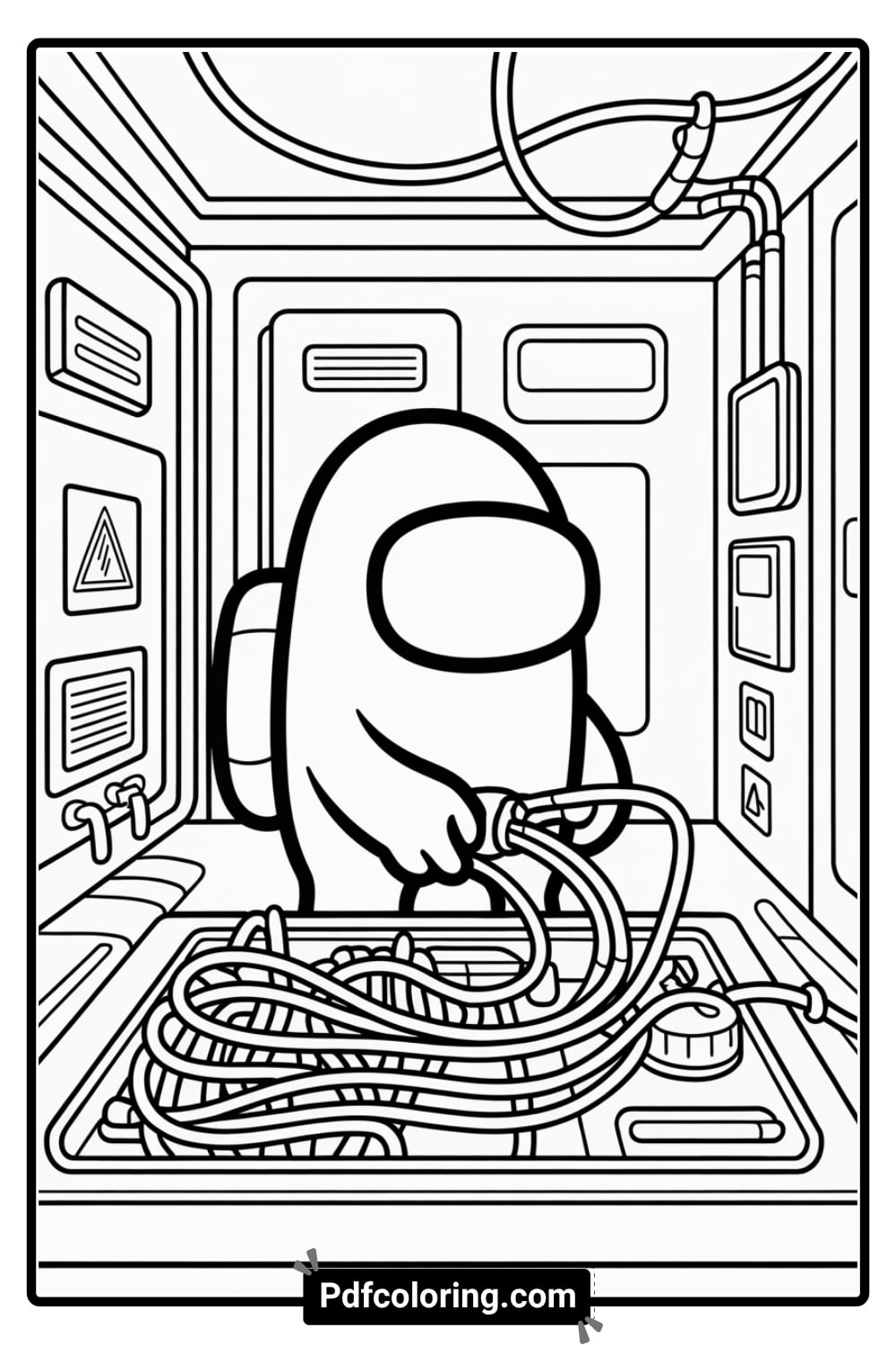 20+ Free Among Us Coloring Pages - Print & Download Now!