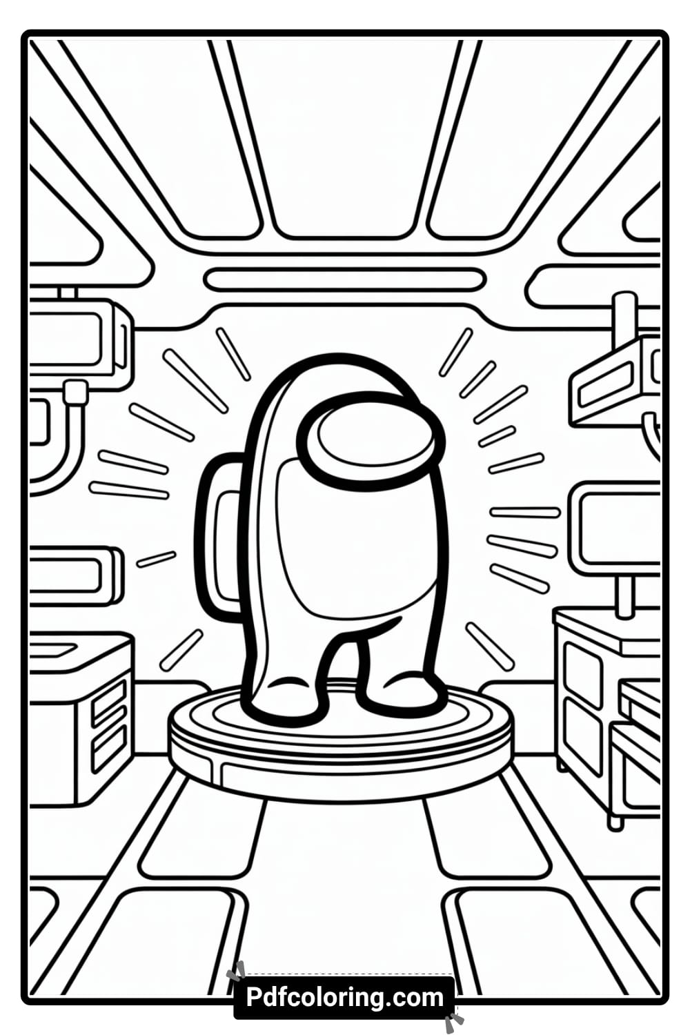 20+ Free Among Us Coloring Pages - Print & Download Now!
