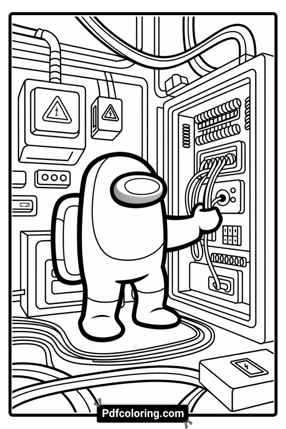 20+ Free Among Us Coloring Pages - Print & Download Now!