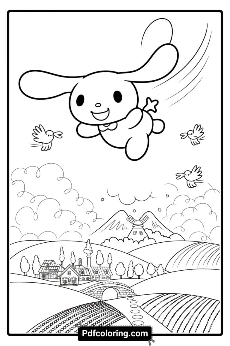 Cinnamoroll Coloring Pages - 30+ Free Printable & Fun Sheets