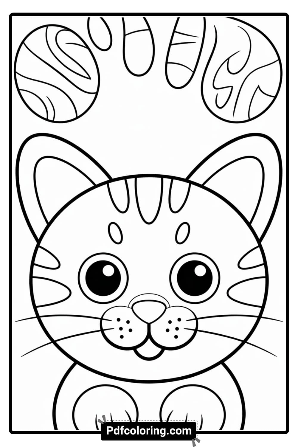 Kitten Coloring Pages: 50+ Free Printable Cat Coloring Sheet