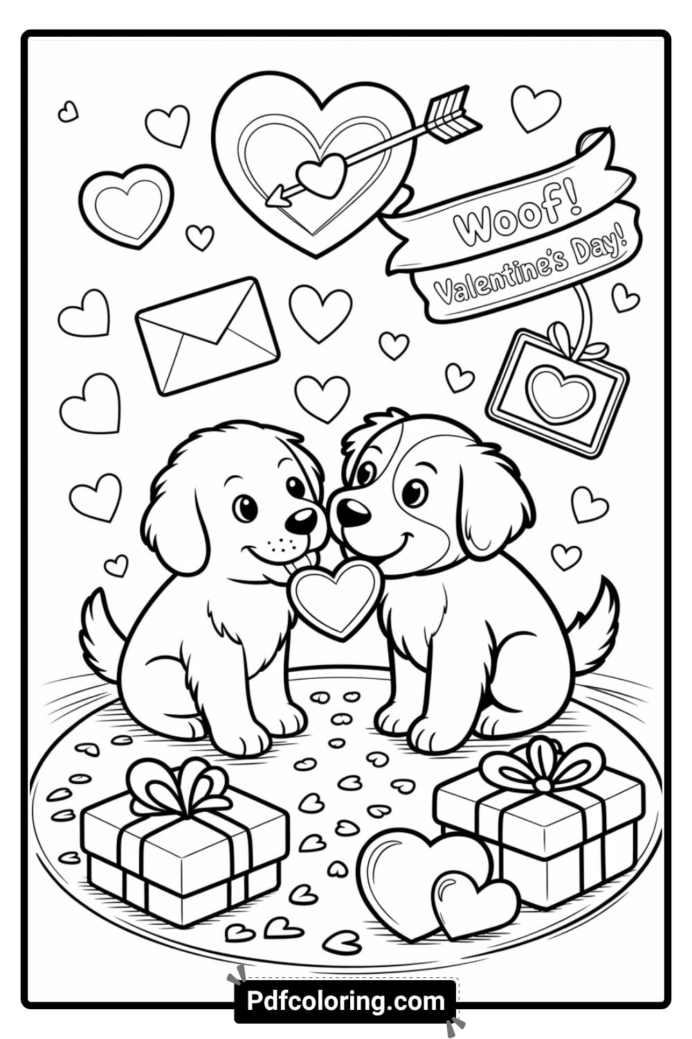 "25+ Free Puppy Dog Coloring Pages - Printable Sheets for Kids