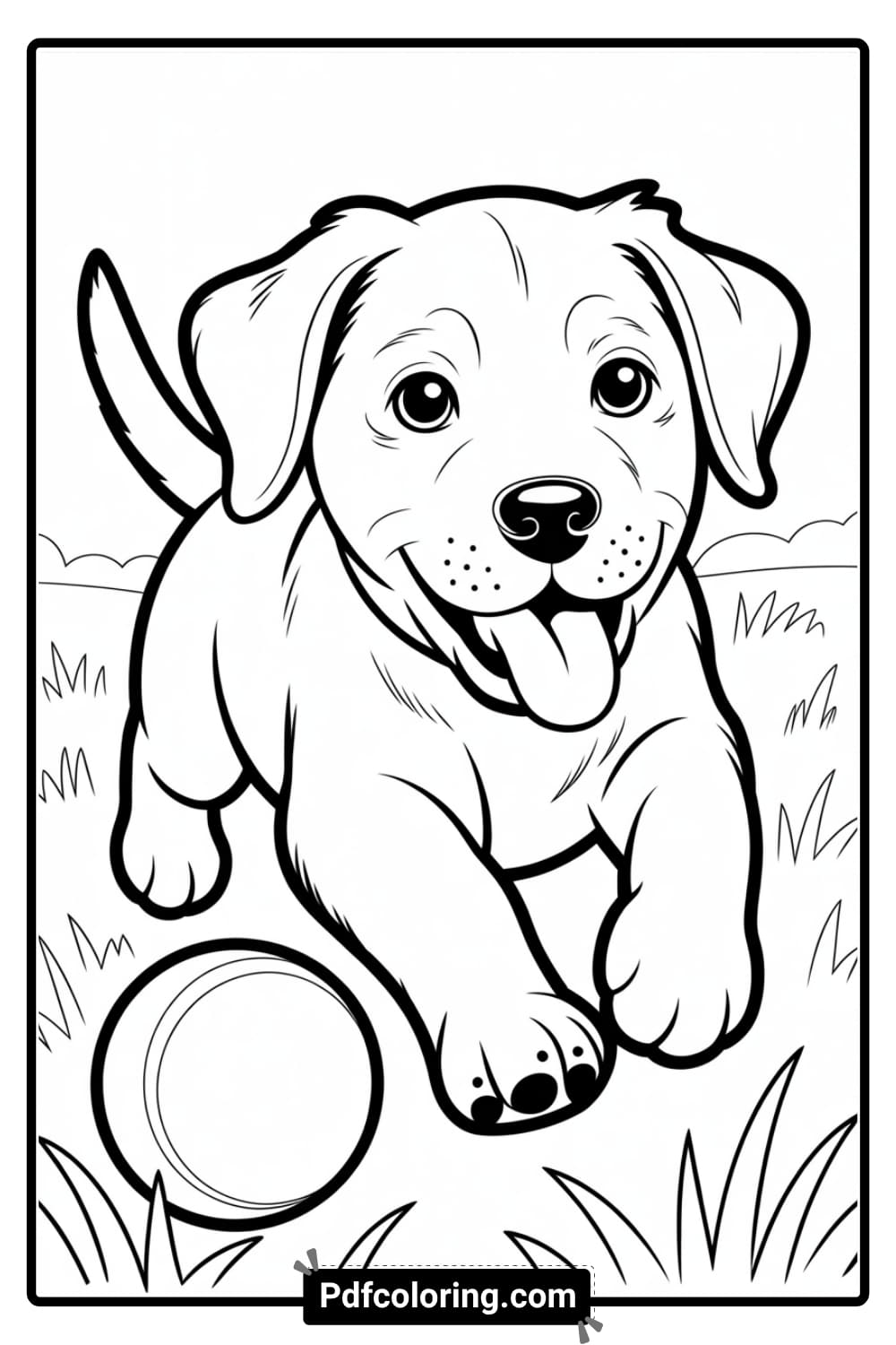 "25+ Free Puppy Dog Coloring Pages - Printable Sheets for Kids
