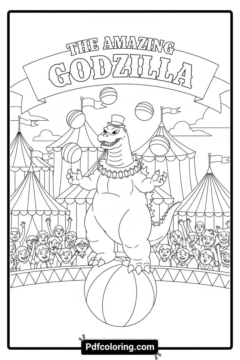 Free Godzilla Coloring Pages - 100+ Printable Designs